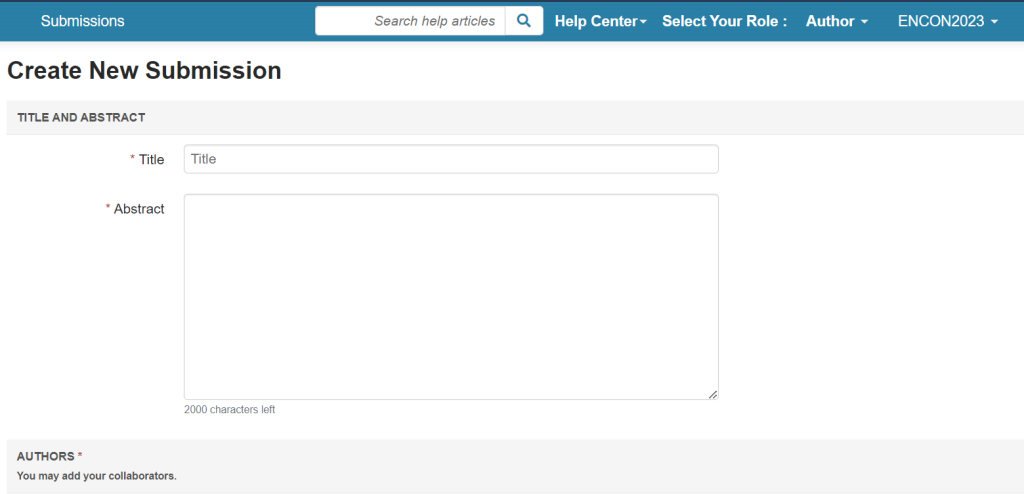 Paper Submission - ENCON Energy Conference